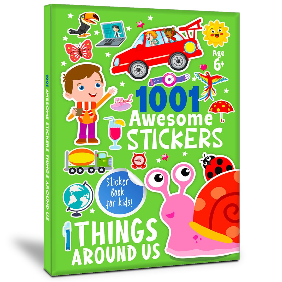 1001 Awesome Stickers - Things Around Us – PiK A BOO