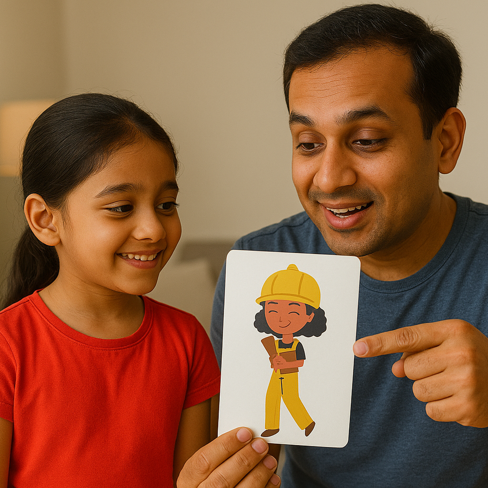 PiK A BOO Community Helpers Flash Cards | Early Learning for Kids (Set