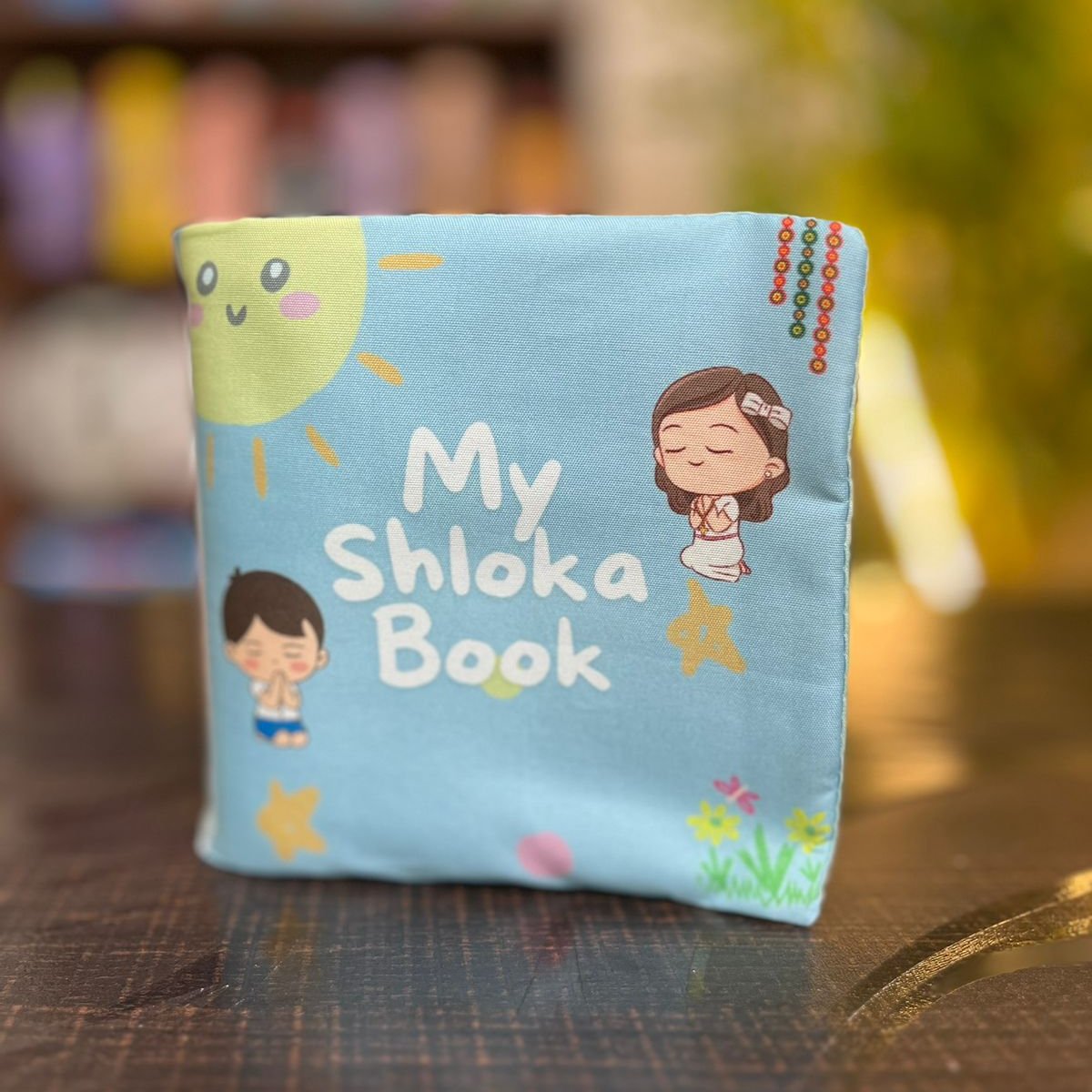 PiK A BOO Shloka For Kids, Exclusive Cloth Book with Crinkle Page for