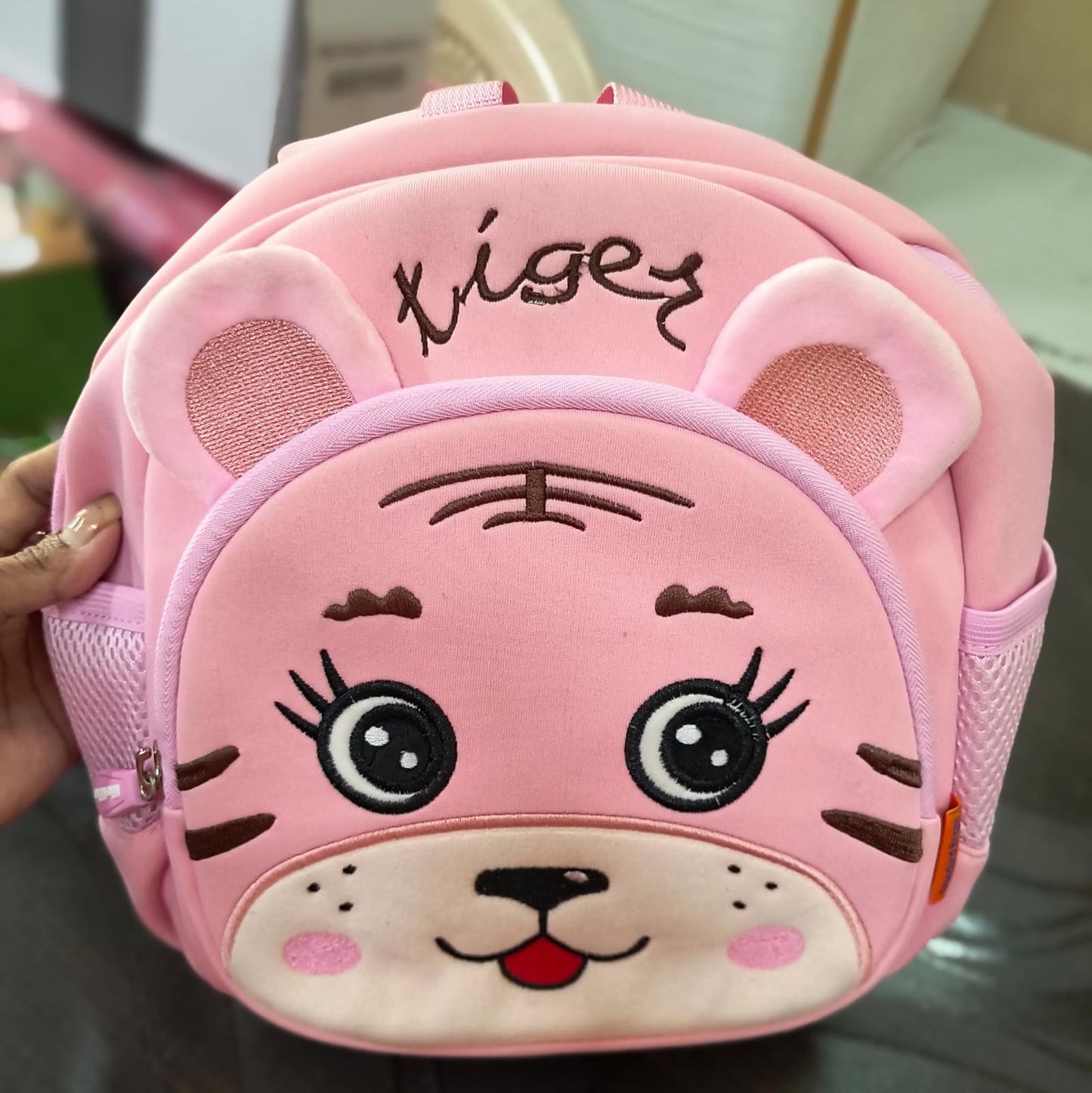 Cute Tiger Print Fancy Picnic Bag for Toddlers & Kids – Lightweight ...