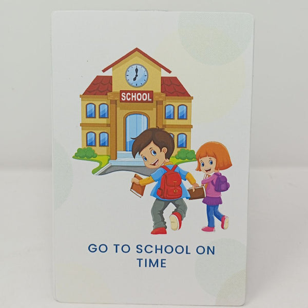 PiK A BOO Good Habits Flashcard Toddler, Kids, Prep, Preschool Early L